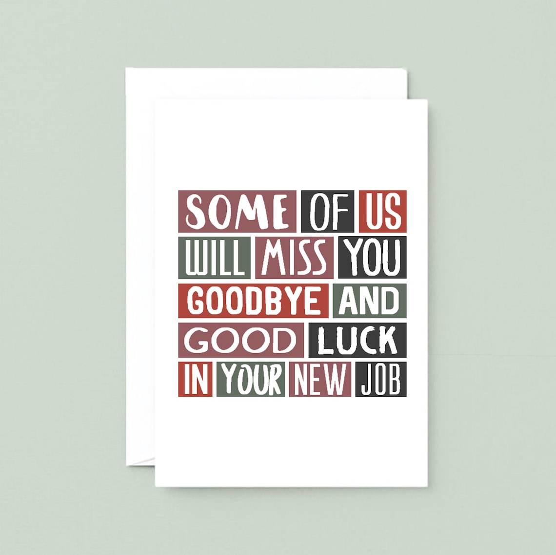 Large Funny New Job Card Funny Goodbye Card Coworker - Etsy