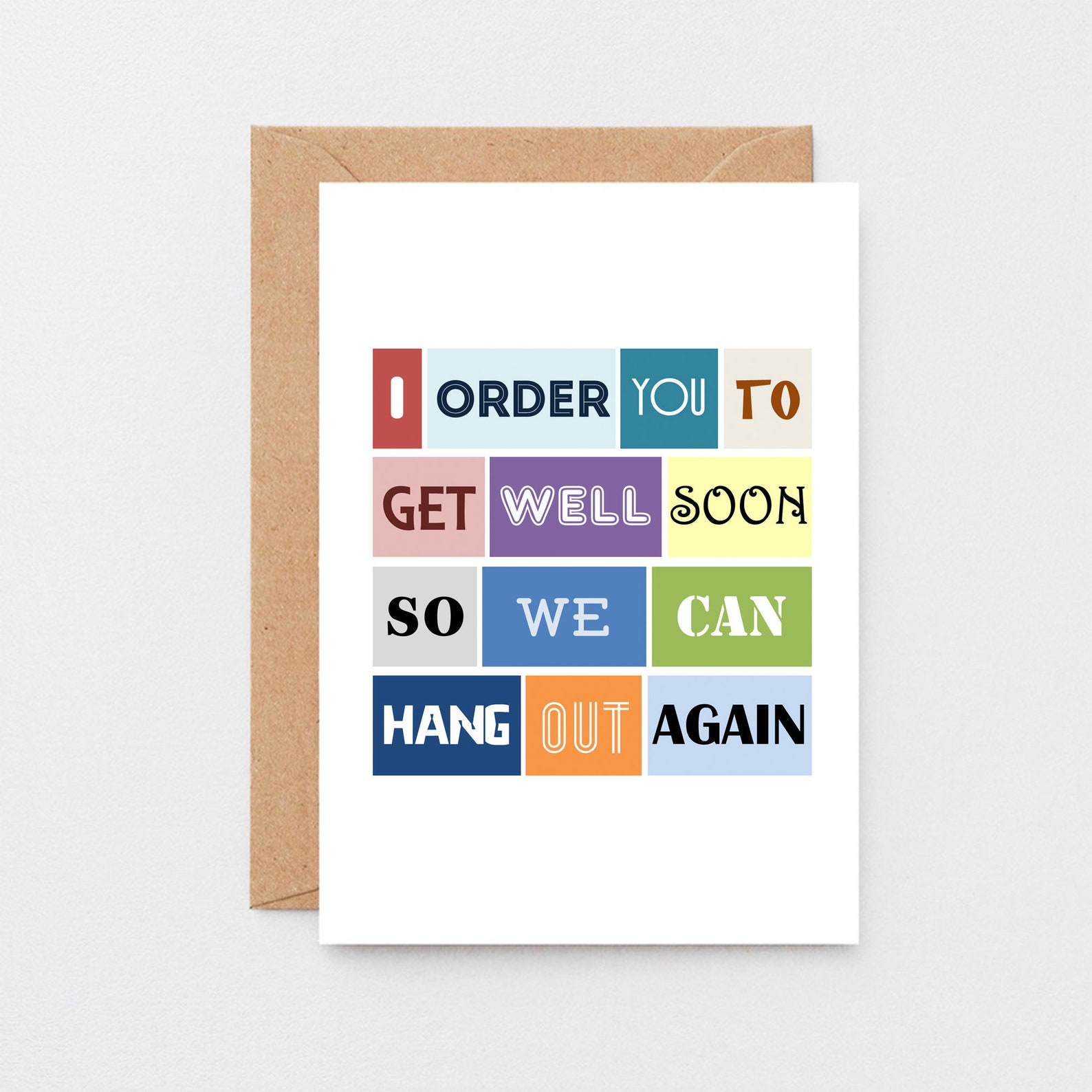 Funny Get Well Card Thinking of You Card Feel Better Soon - Etsy
