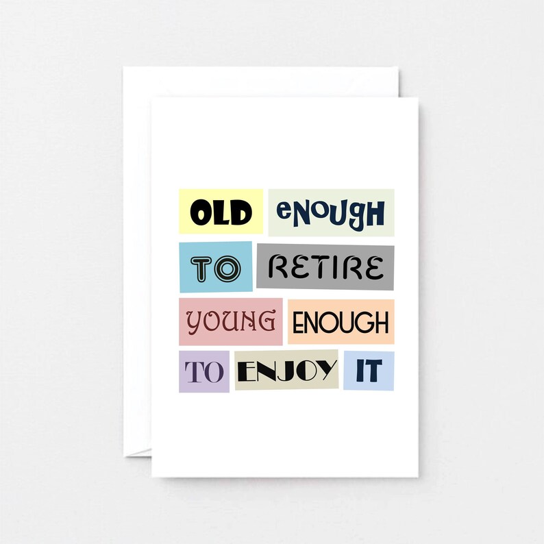Colleague Retirement Card Coworker Retiring Card For Retiree | Etsy