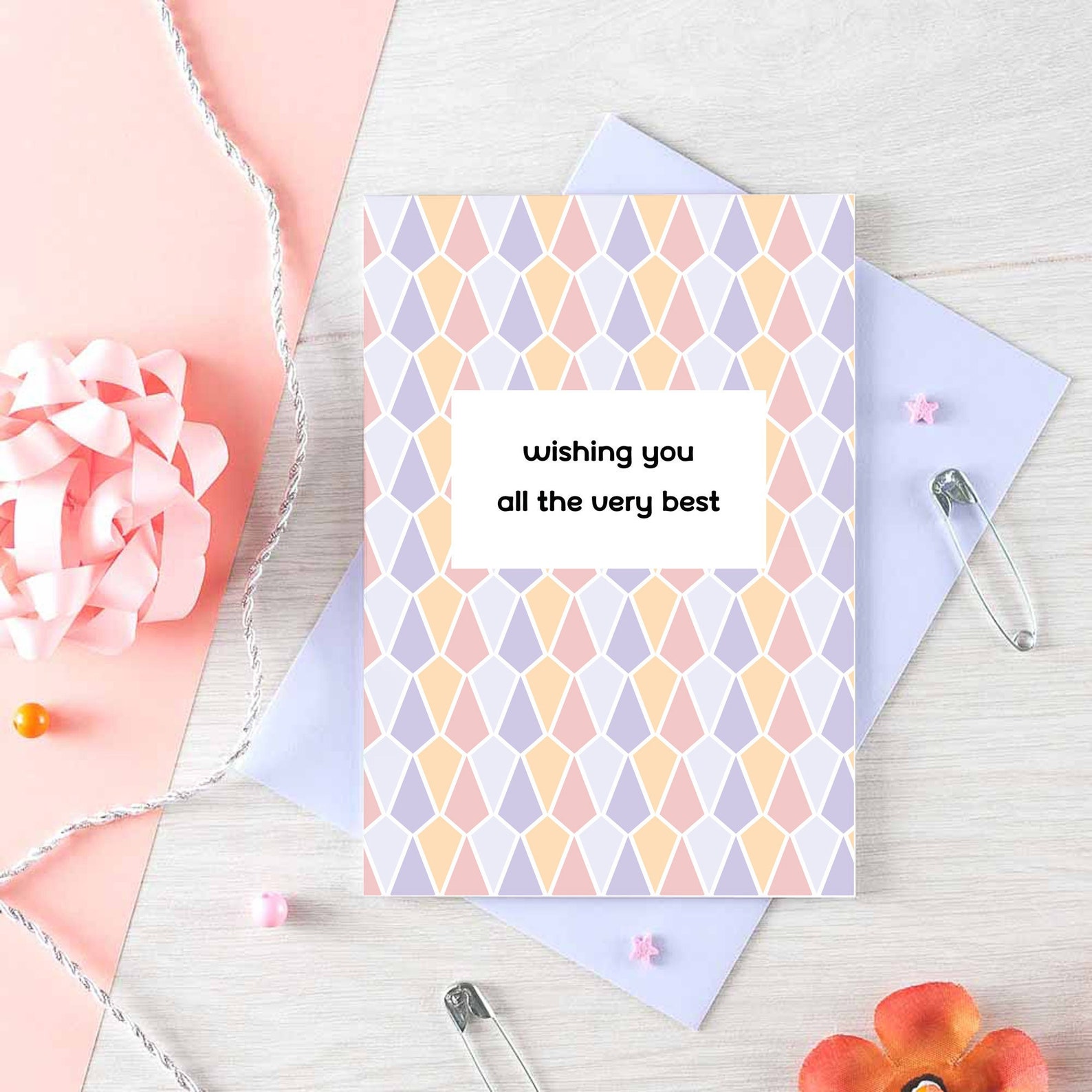 All the Best Card | Good Luck Card | Encouraging Greeting Card ...