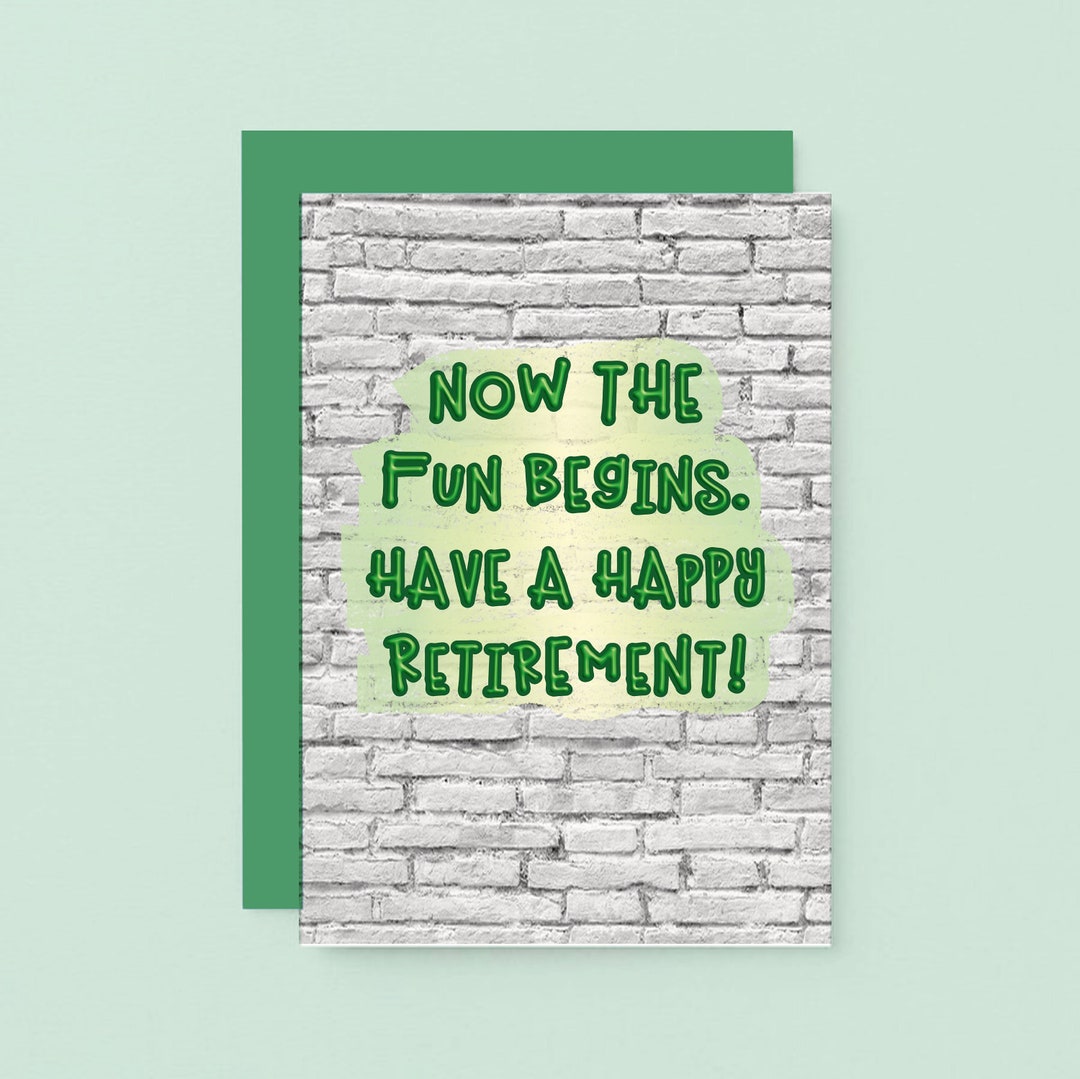 Modern Retirement Card for Colleague | Boss Retiring Card | Dad ...