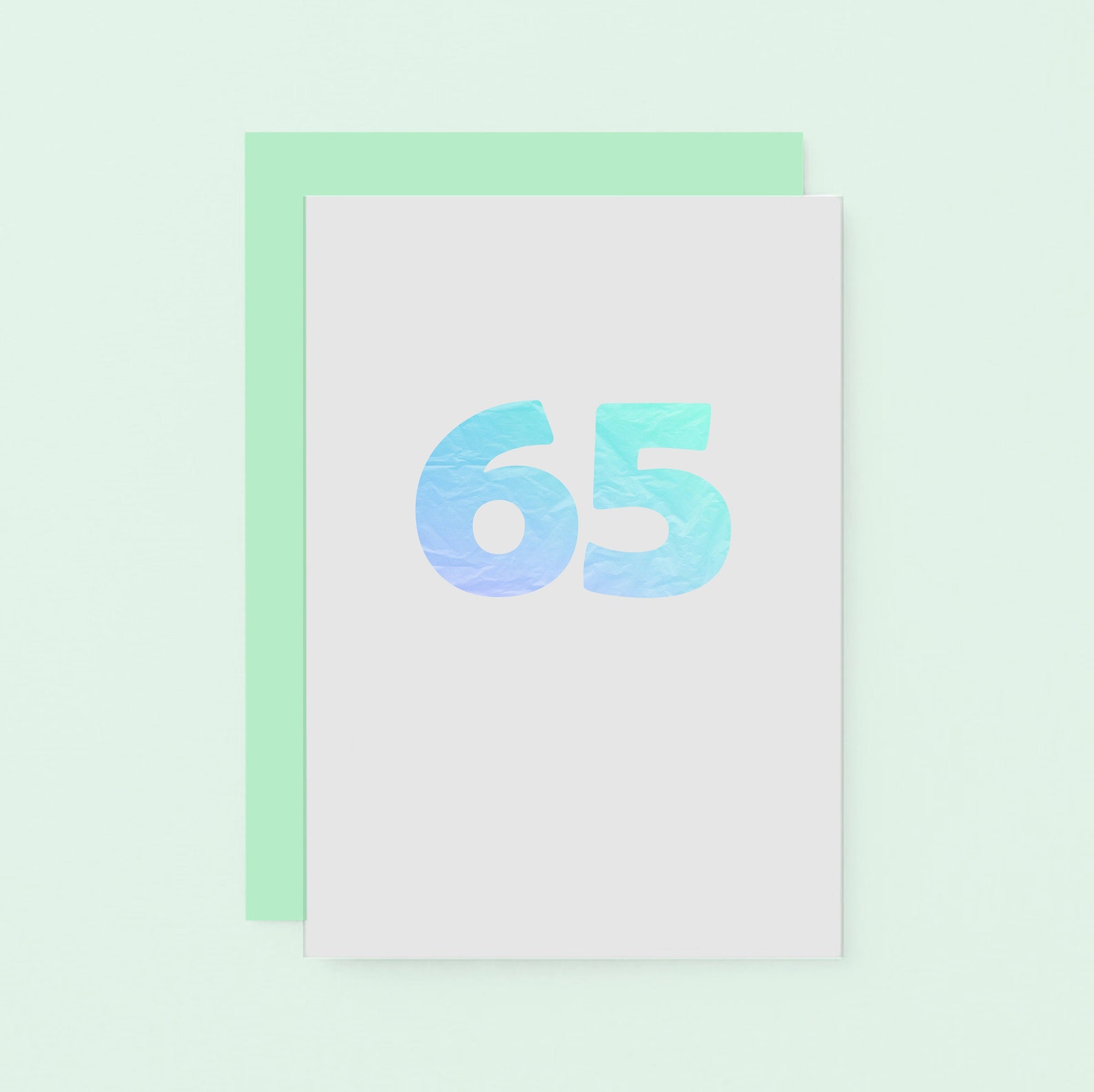 Happy 65th Birthday Card or Milestone 65 Years Together Anniversary ...