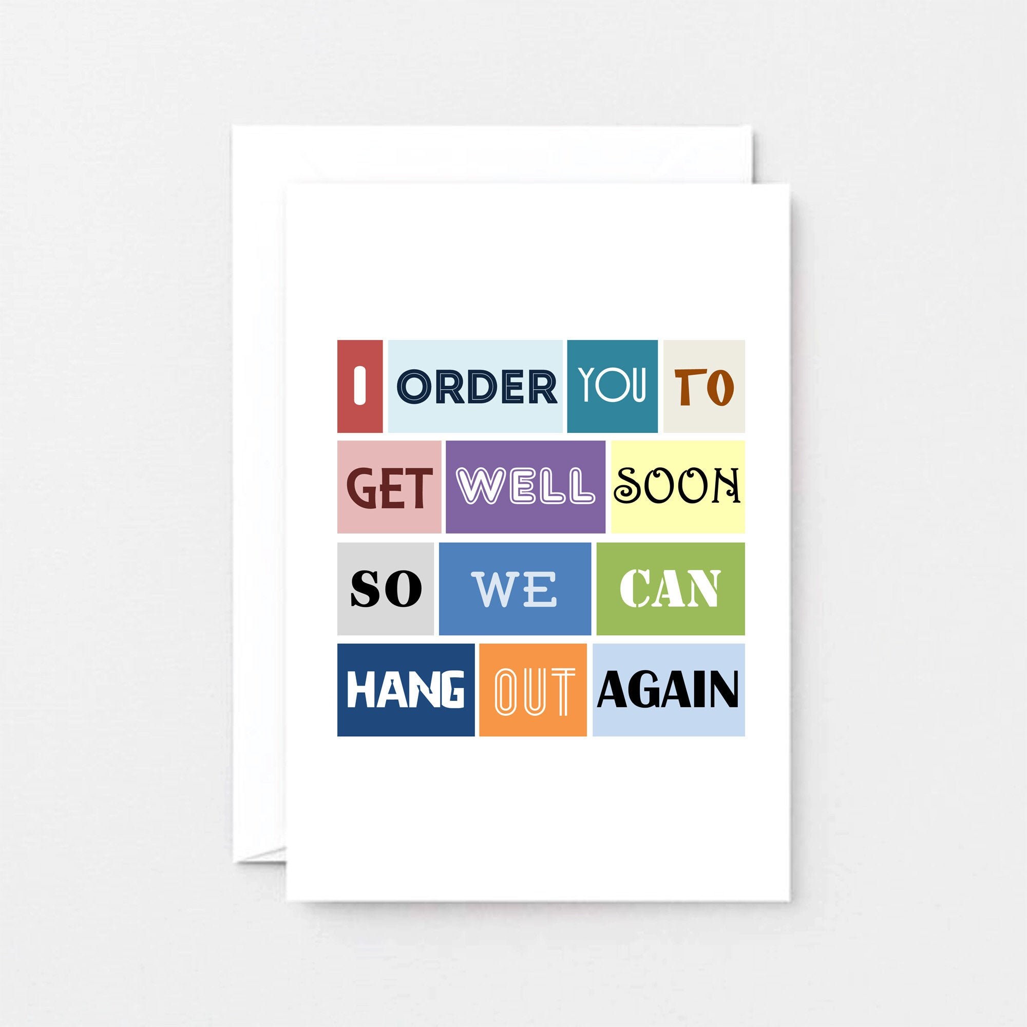 Funny Get Well Card Thinking Of You Card Feel Better Soon | Etsy
