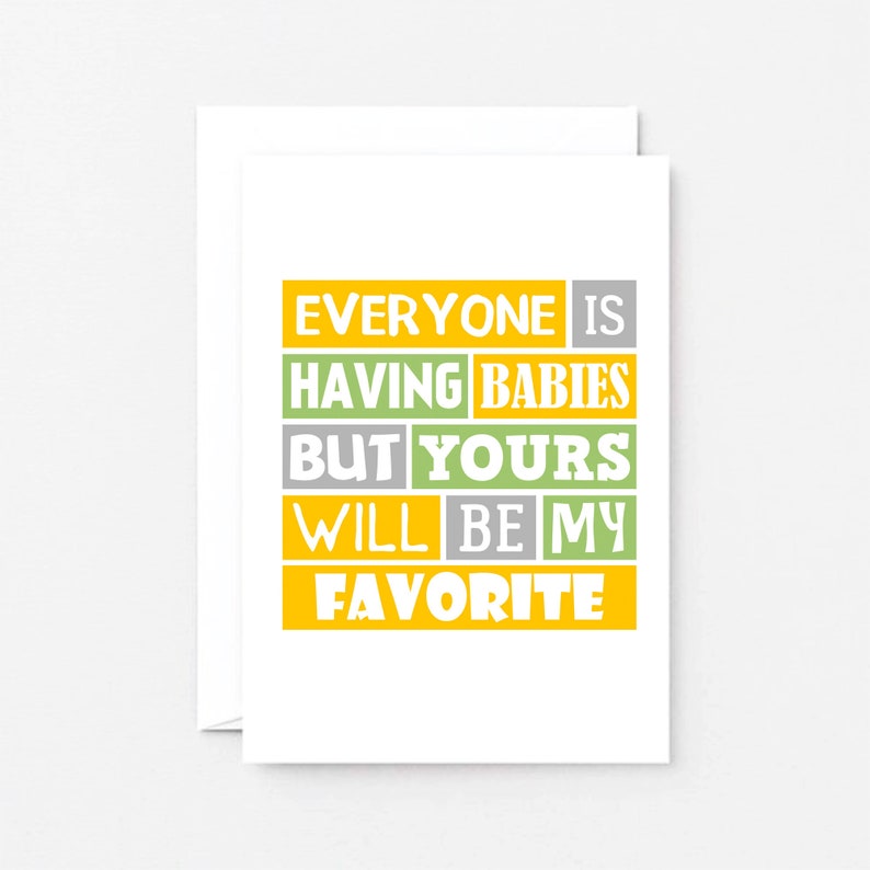 Funny New Baby Card | Funny Newborn Card | Baby Shower Card | New ...