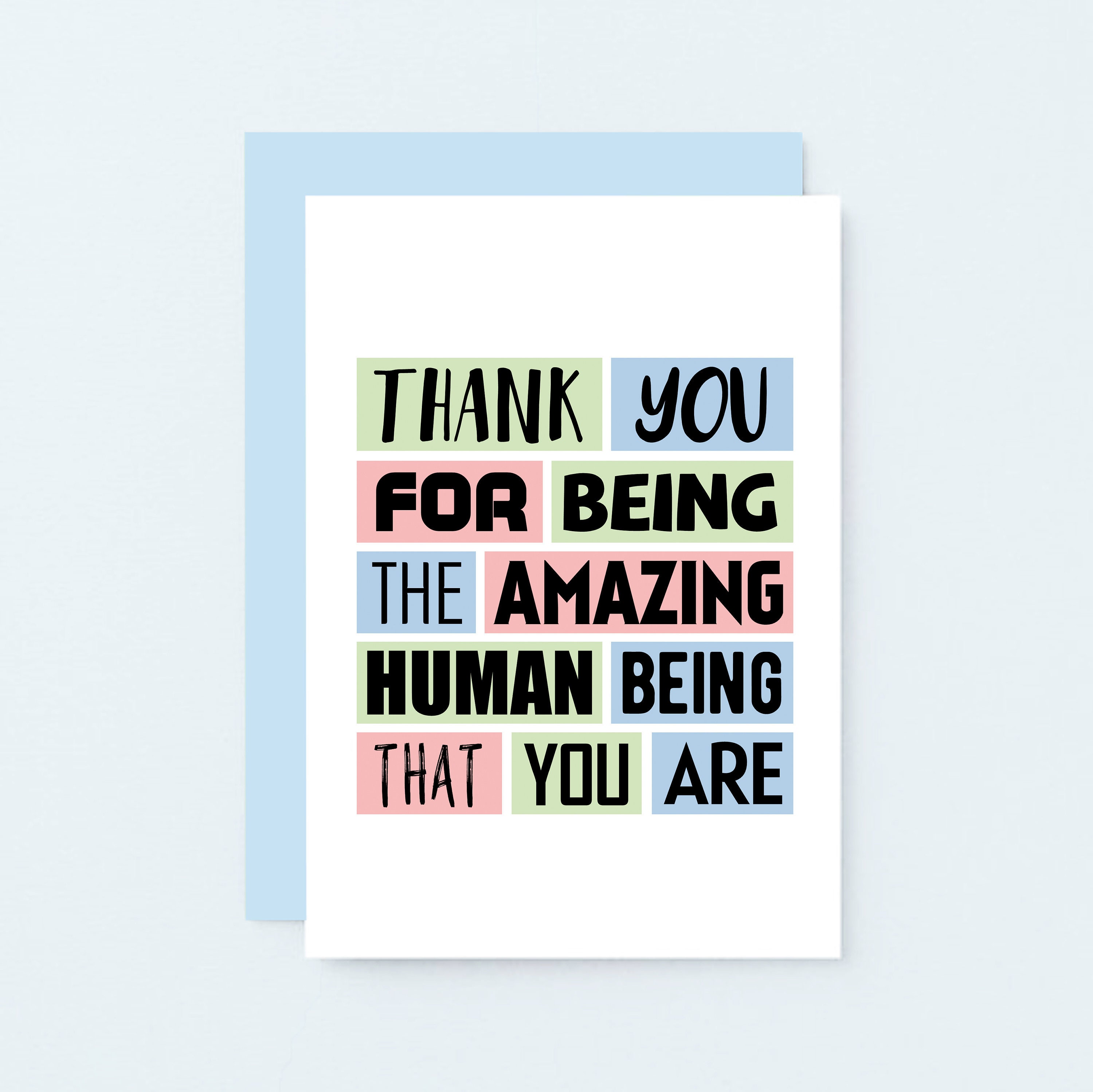 Thank You Card for Being Amazing | Thanks Card for Husband | Friendship ...