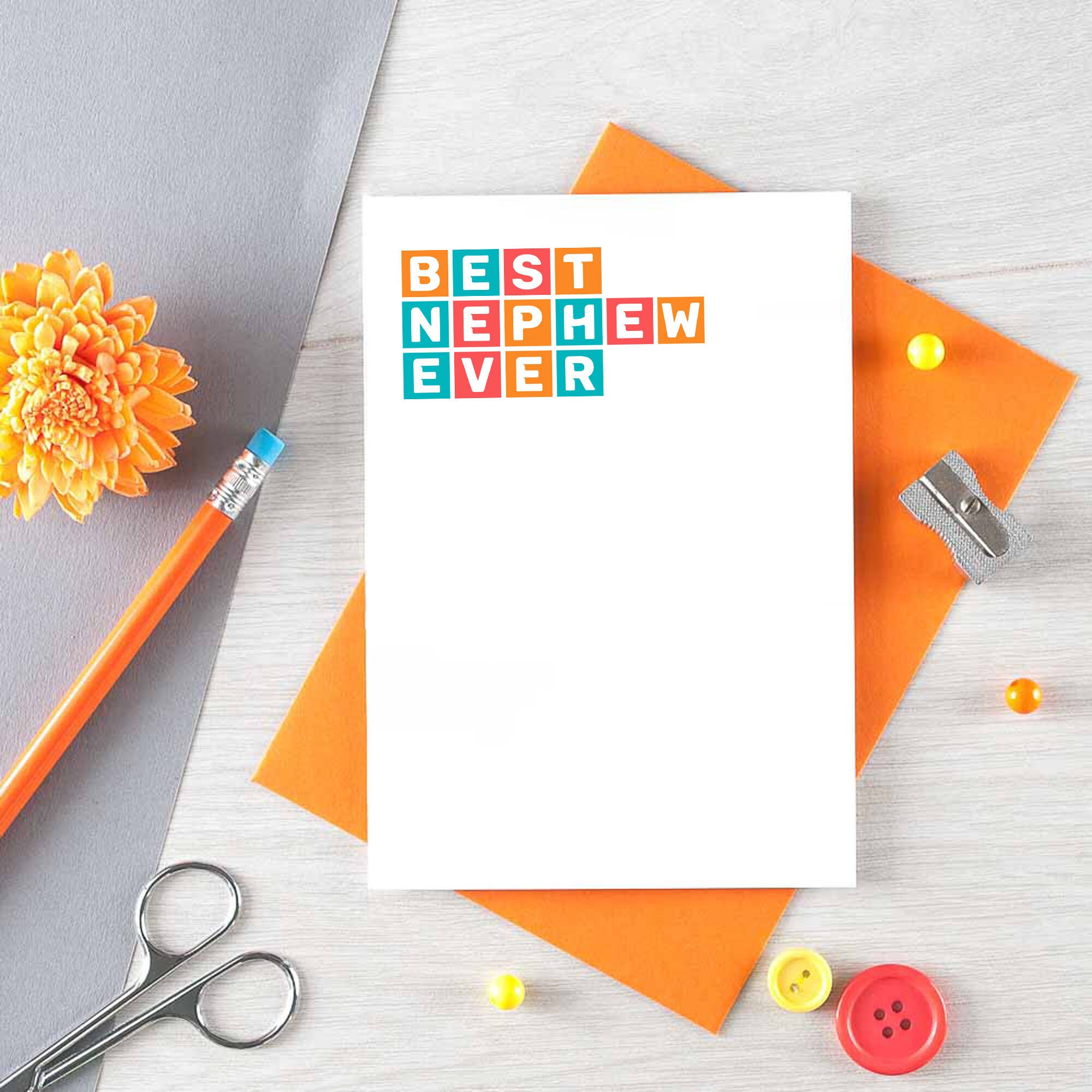 Nephew Birthday Card | Best Nephew Ever Card | Birthday Card for Nephew ...