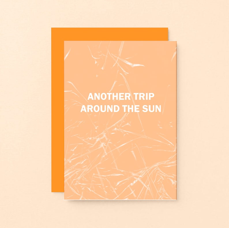 Another Trip Around The Sun Birthday Card For Friend | Etsy