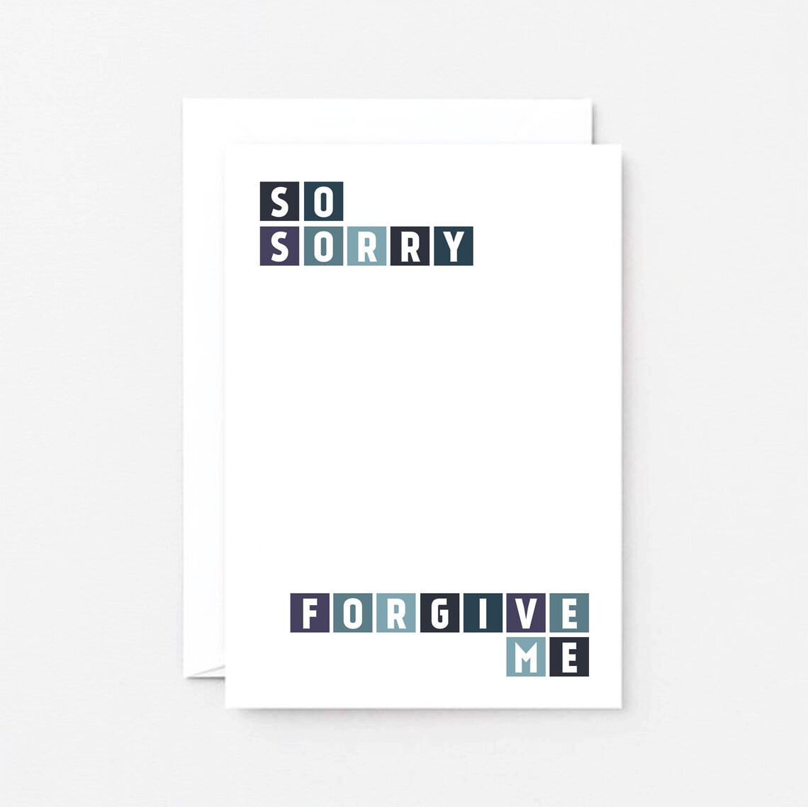 So Sorry Card Forgive Me Card Apologies Card I'm - Etsy