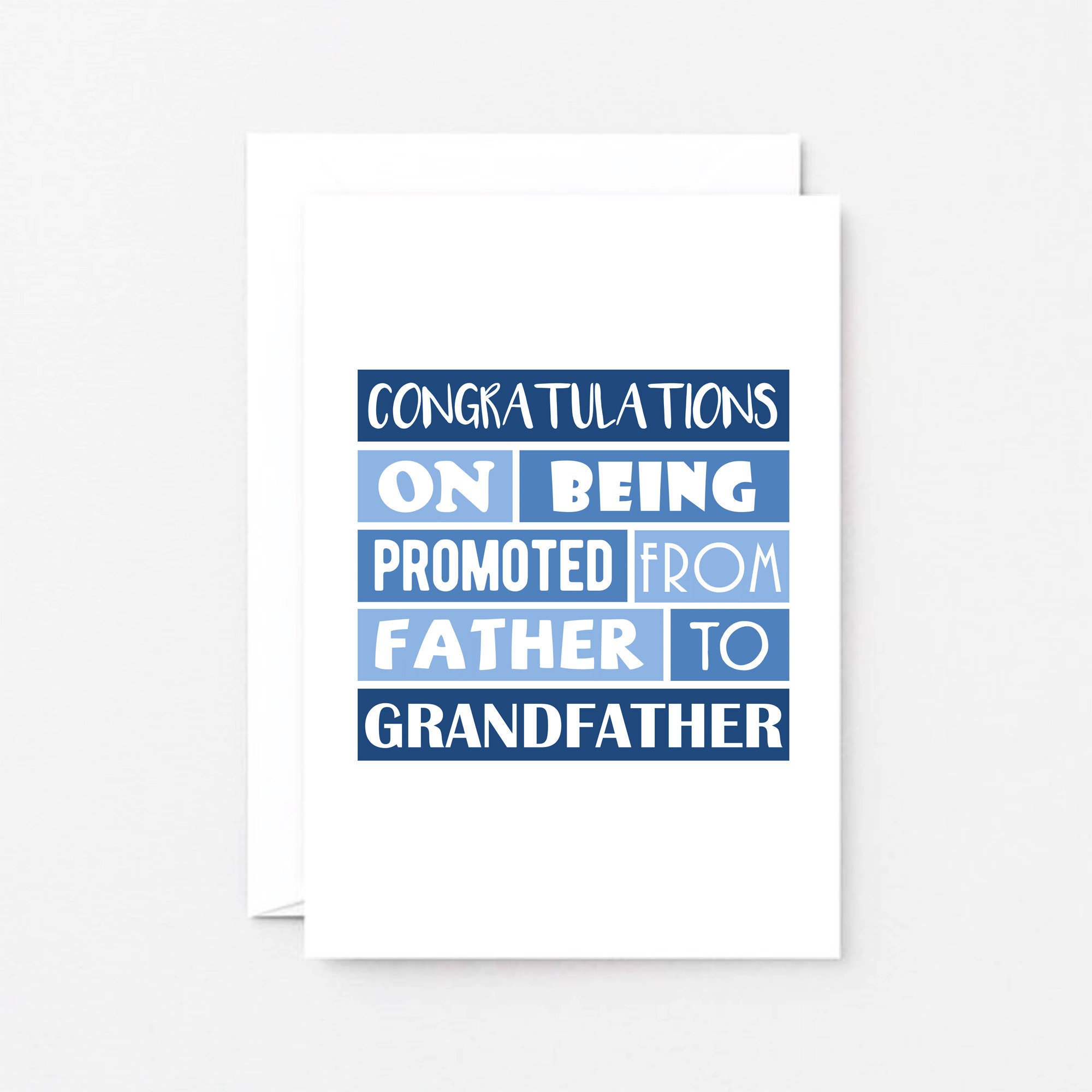 New Grandfather Card New Grandchild New Baby Grandson | Etsy UK