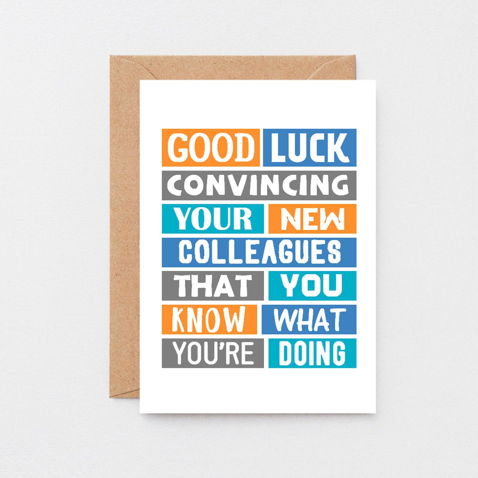 Large New Job Card Funny Coworker Leaving Funny Goodbye - Etsy