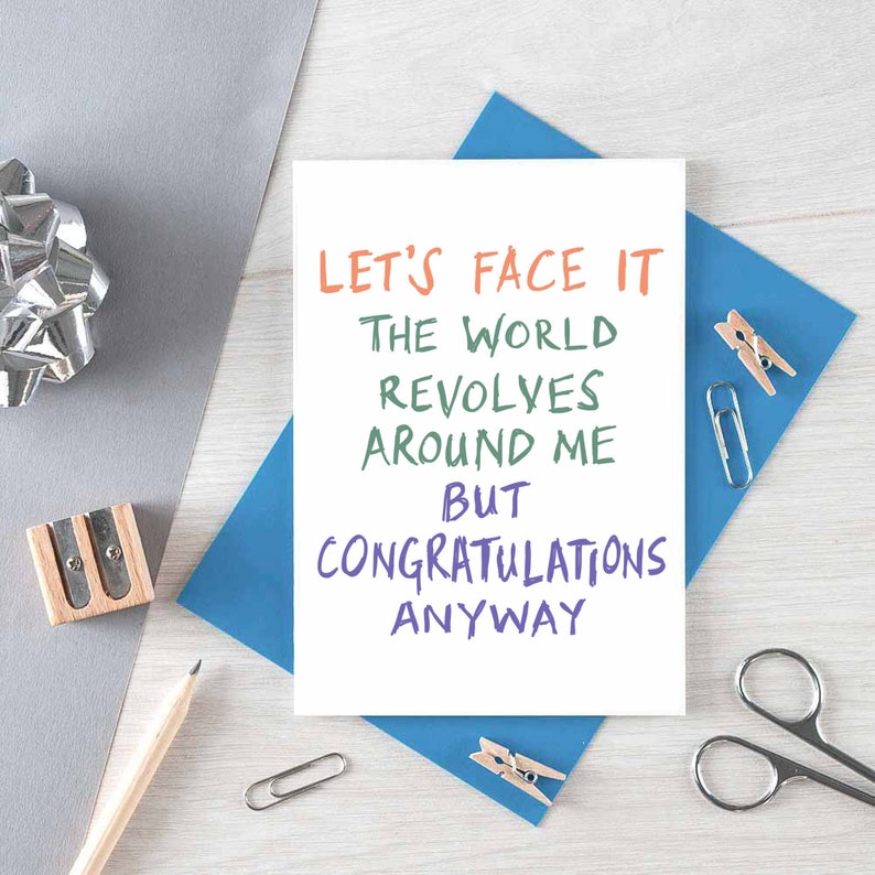 Funny Congratulations Card : Graduation, Passed Exams, Job Promotion ...