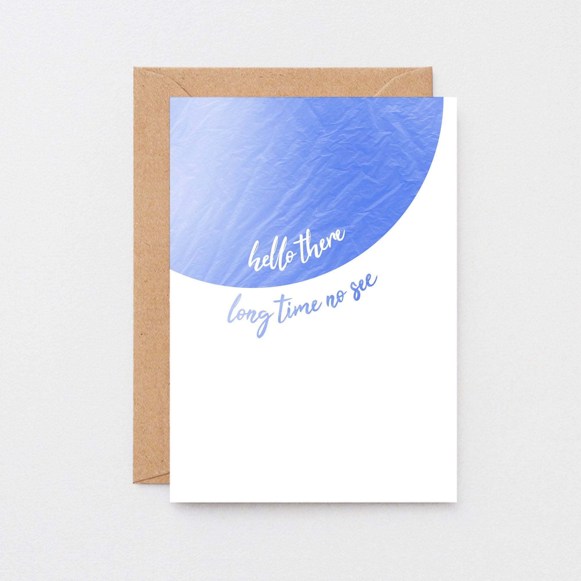 Hello Card, Long Time No See Card, Miss You, Long Distance Friendship ...