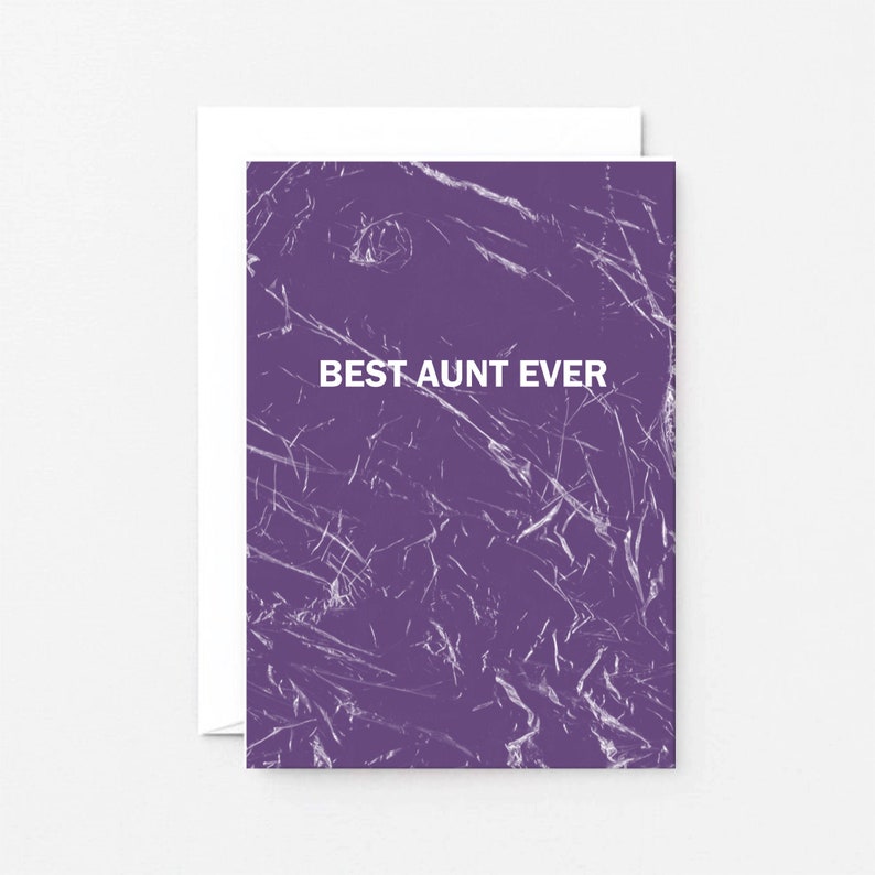 Best Aunt Birthday Card, Auntie Card, Thank You Card for Aunt, Birthday ...