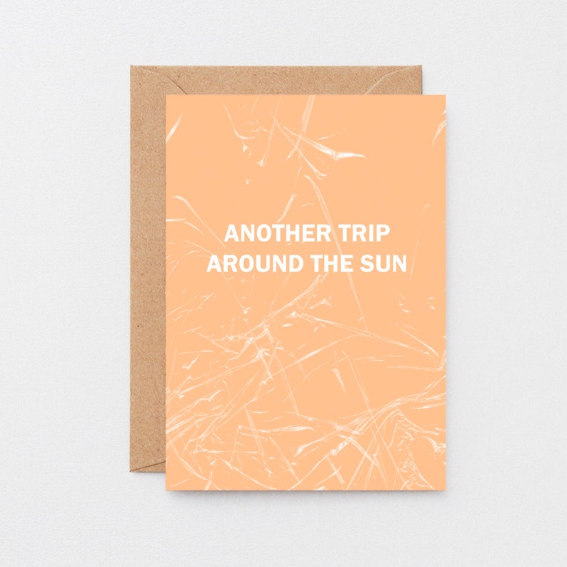 Another Trip Around The Sun Birthday Card For Friend Etsy