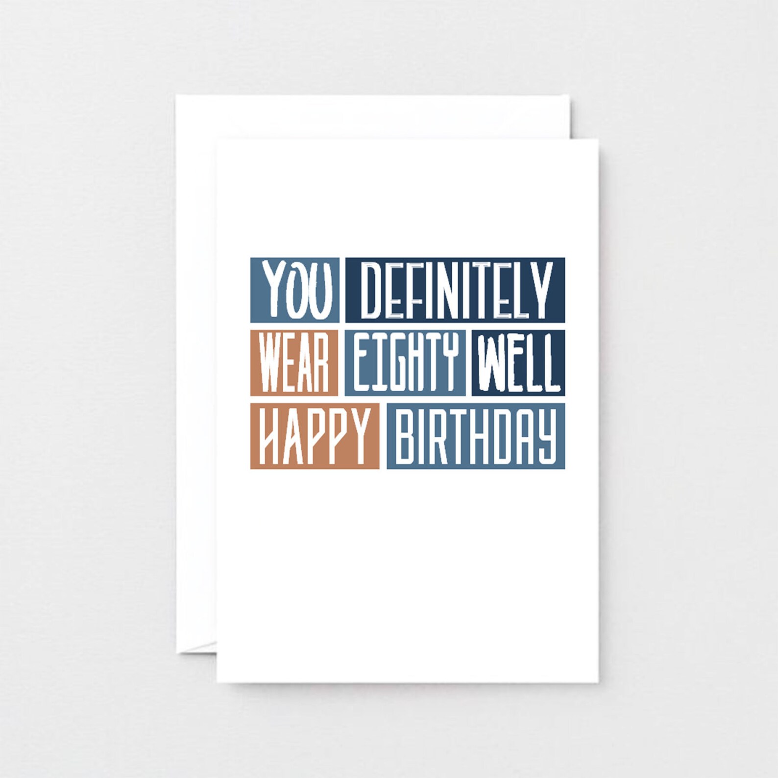 Eightieth Birthday Card | 80th Birthday | Eighty Birthday | Happy 80th ...