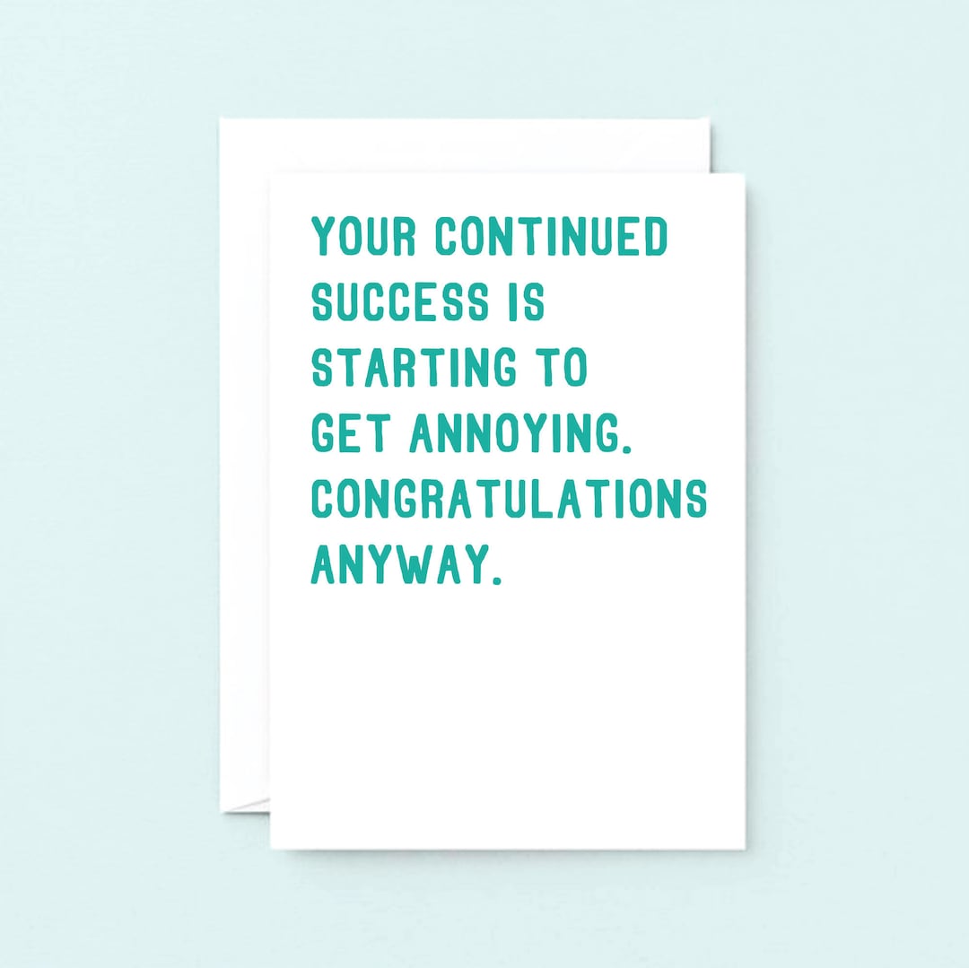 Congratulations Card | Funny New Job Card | Well Done on Exams ...