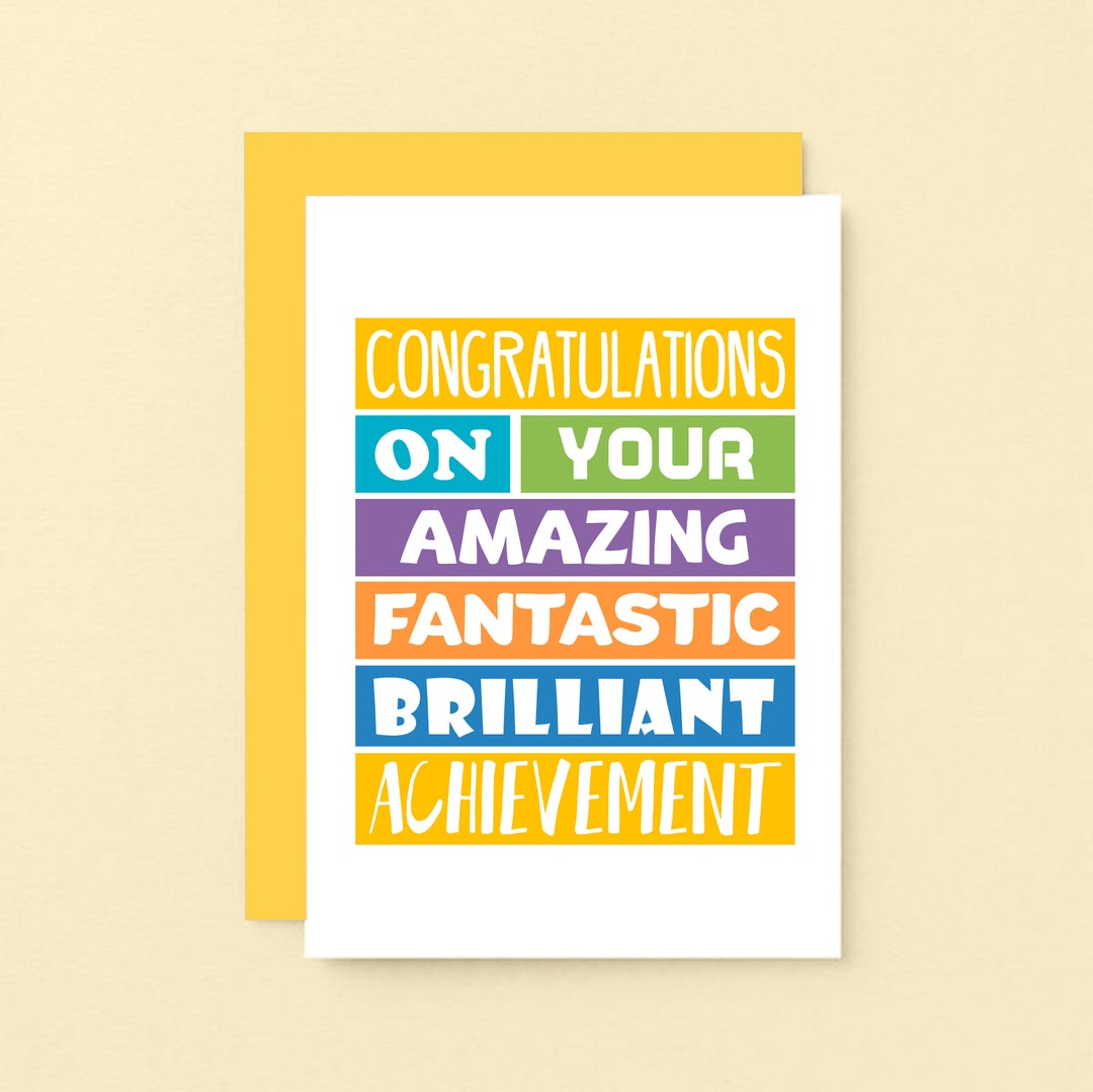 Graduation Congratulations Card | New Job | Exams | Well Done Card ...