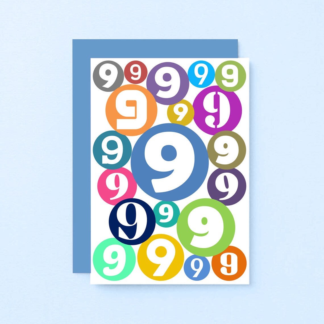 Ninth Birthday Card Nine Year Old Birthday Card 9th Etsy ninth-birthday-card-nine-year-old-birthday-card-9th-etsy