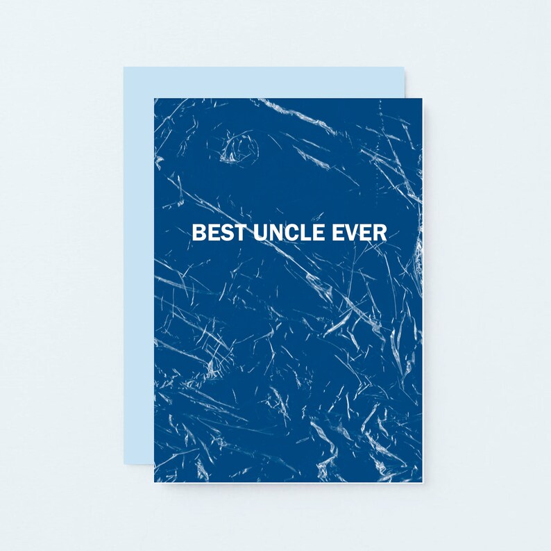 Best Uncle Birthday Card Thank You Card for Uncle Birthday - Etsy