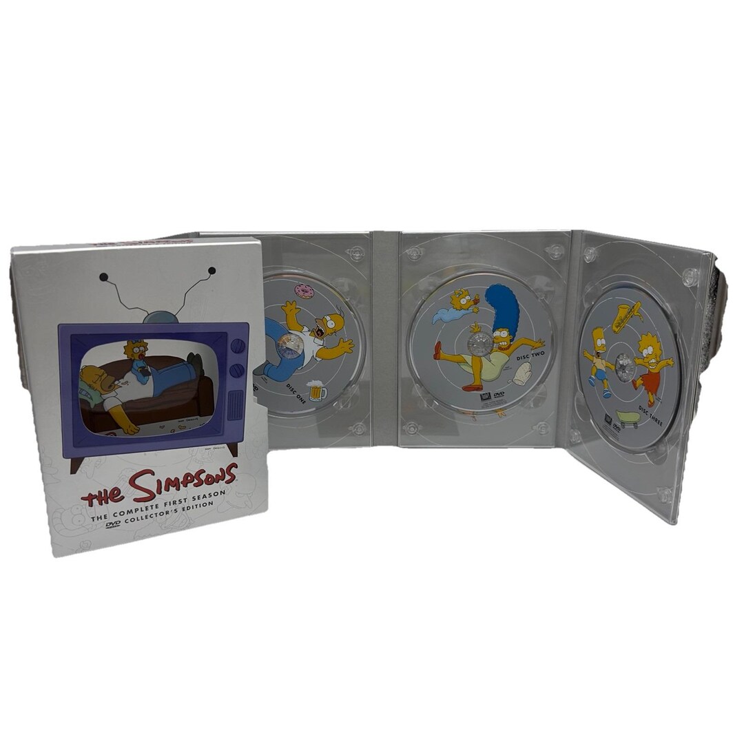 The Simpsons: the Complete First Season - DVD - Boxed Set Very Good 3 ...