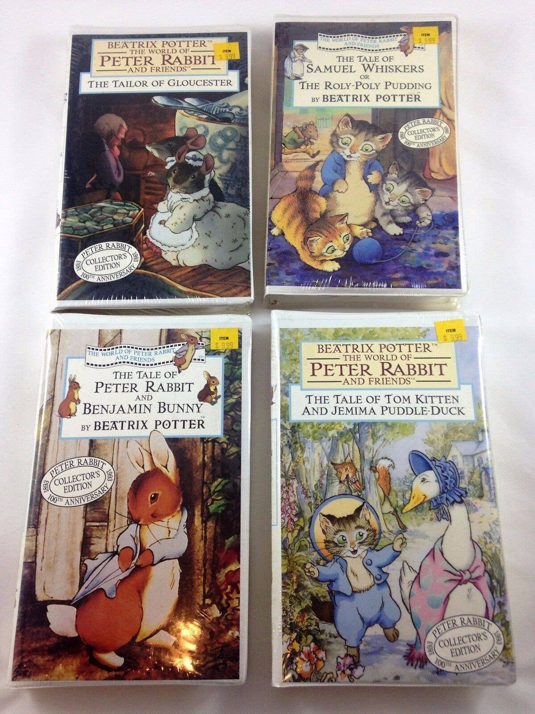 Beatrix Potter VHS Movies Peter Rabbit Lot Sealed Clamshell - Etsy