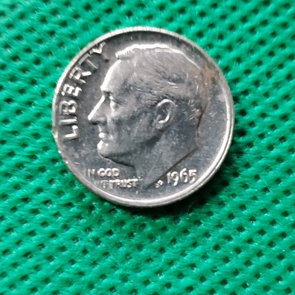 1965 Dime No Mint Mark - Etsy
