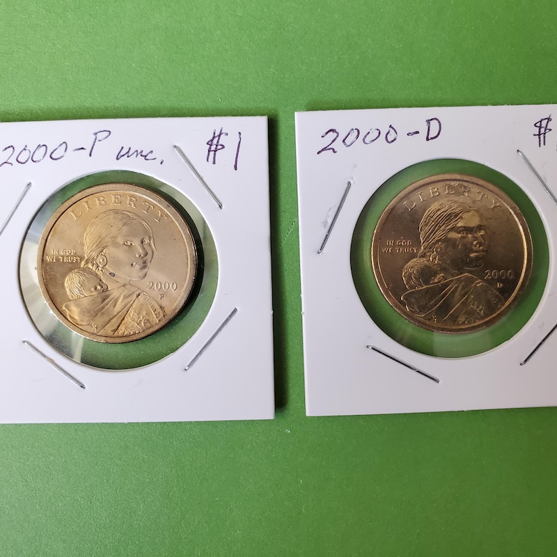 Sacagawea Dollar 2000 D - Etsy