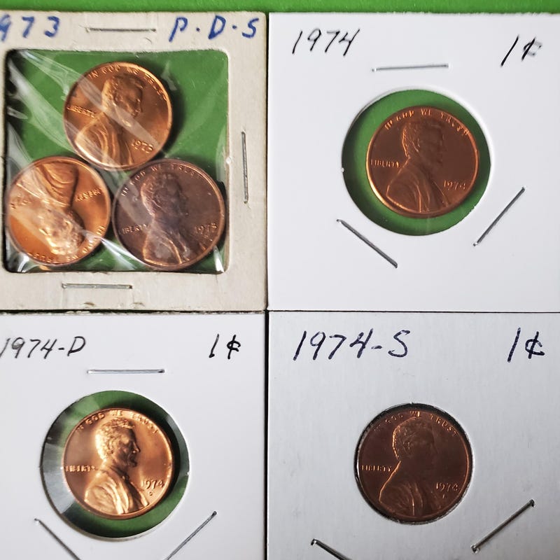 1974 D Penny - Etsy