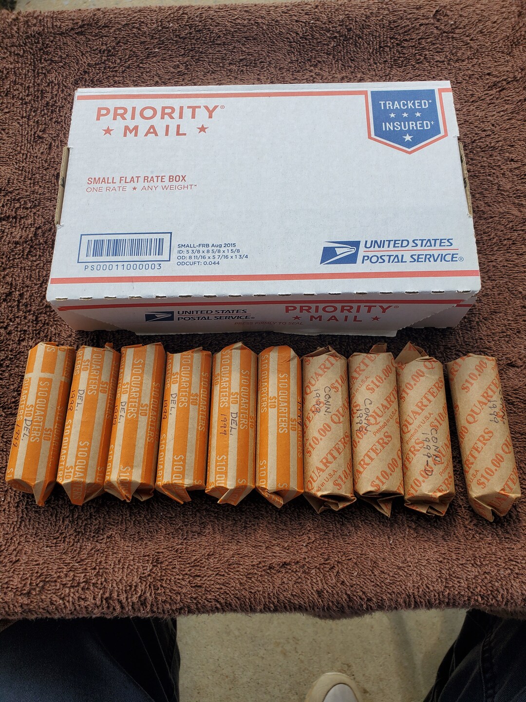 6 Rolls Delaware and 4 Rolls Conneticut State Quarters - Etsy