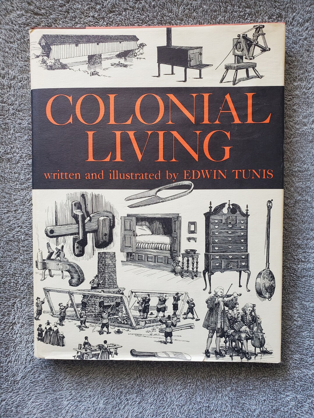 Vintage Book Colonial Living - Etsy