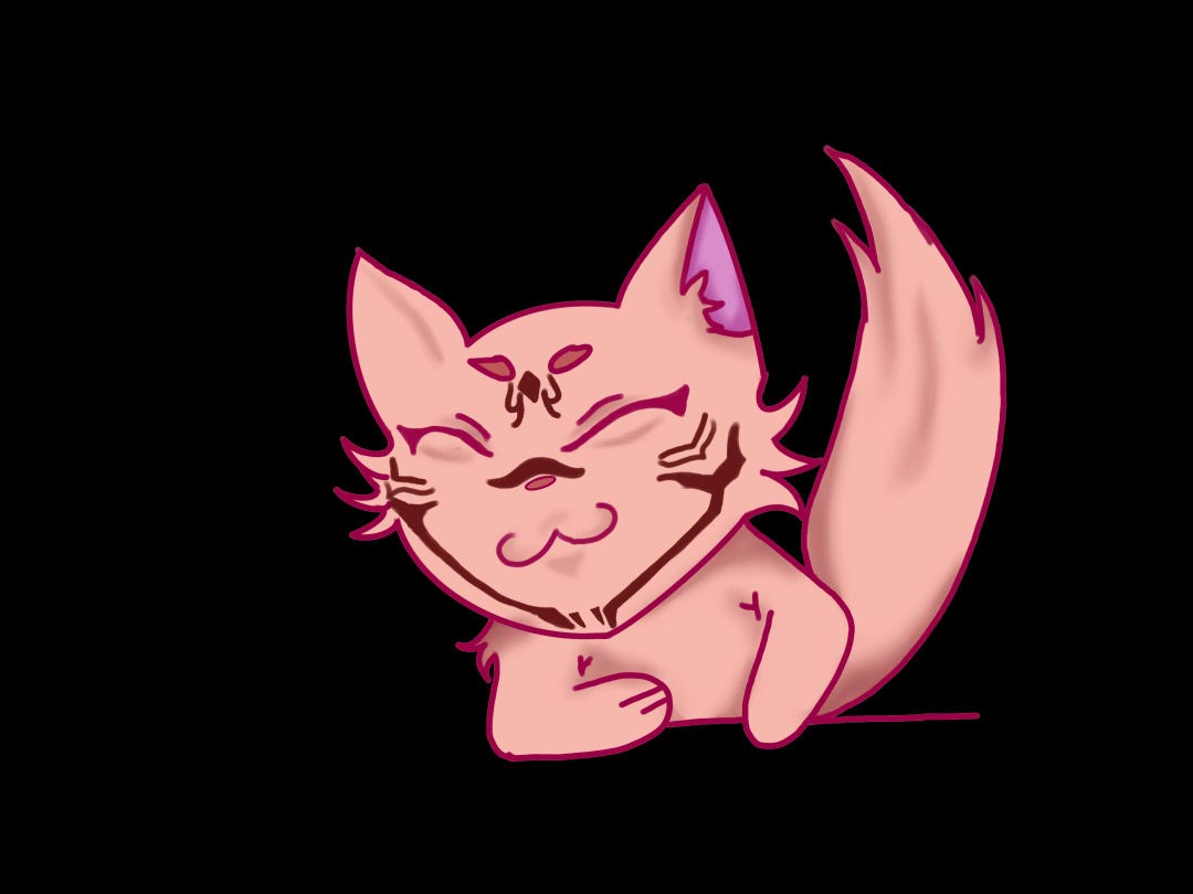 Sukuna JJK Kitty Pngtuber - Etsy