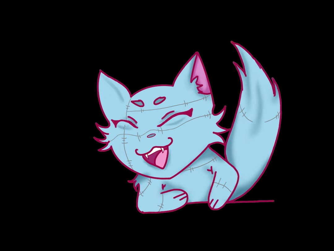 Mahito JJK Kitty Pngtuber - Etsy