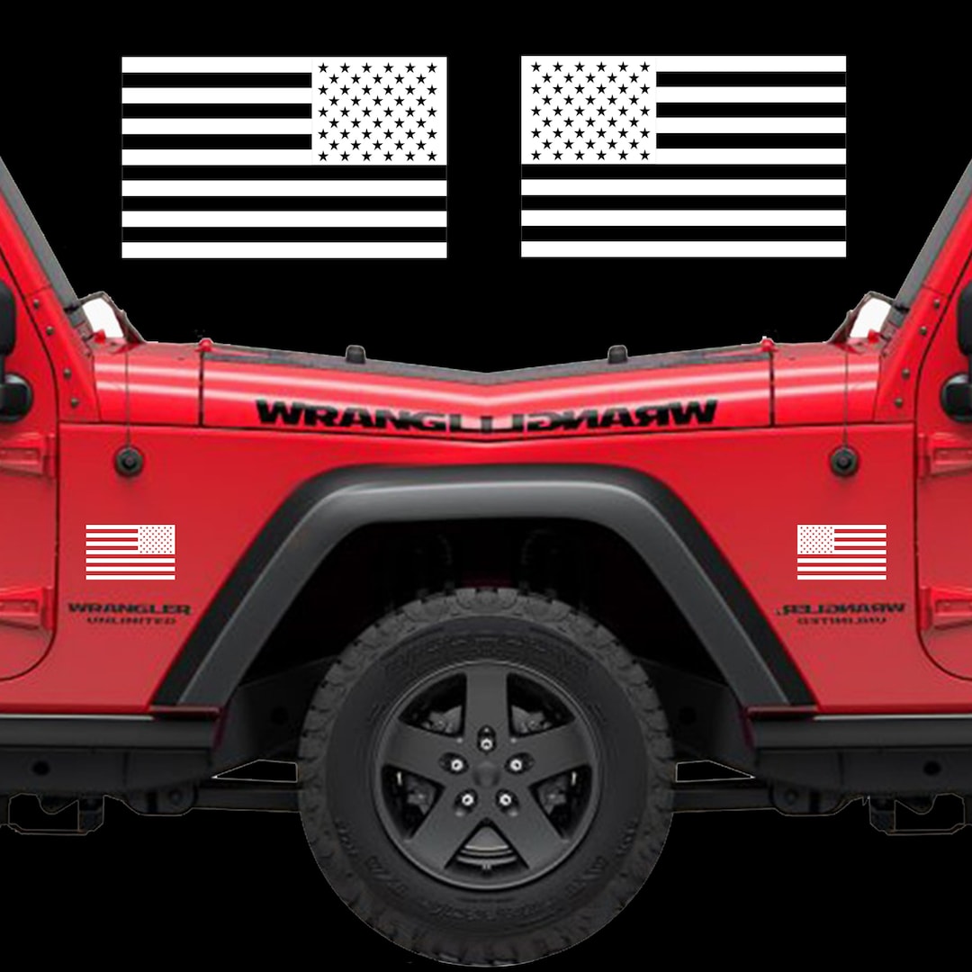 American Flags Tactical Die-cut Vinyl Decal Sticker - 2 Pack (1 ...