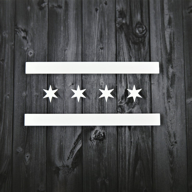 Star Chicago Flag - Etsy