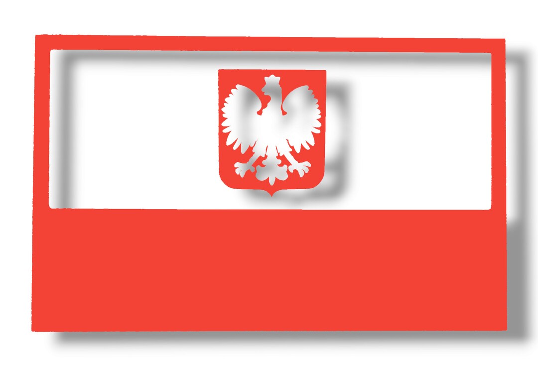 Poland Flag 5" X 3" Die-cut Vinyl Decal Sticker for Auto, Boats, Walls ...