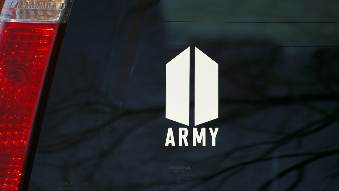 New BTS ARMY Logo High Quality Vinyl Decal Sticker 5'4" Tall X 2.5 ...