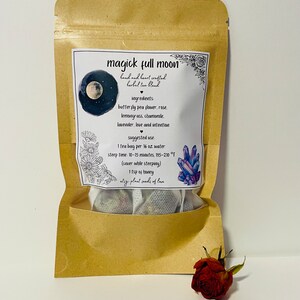 Magick Full Moon Organic Herbal Tea Blend - Etsy