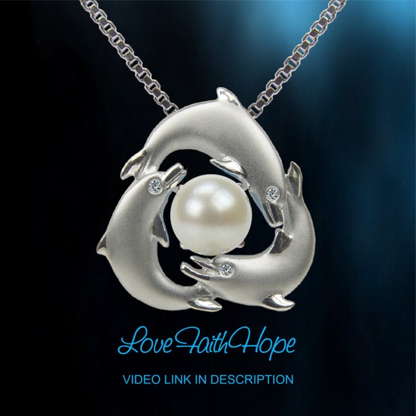 Diamond Dolphin Necklace - Etsy