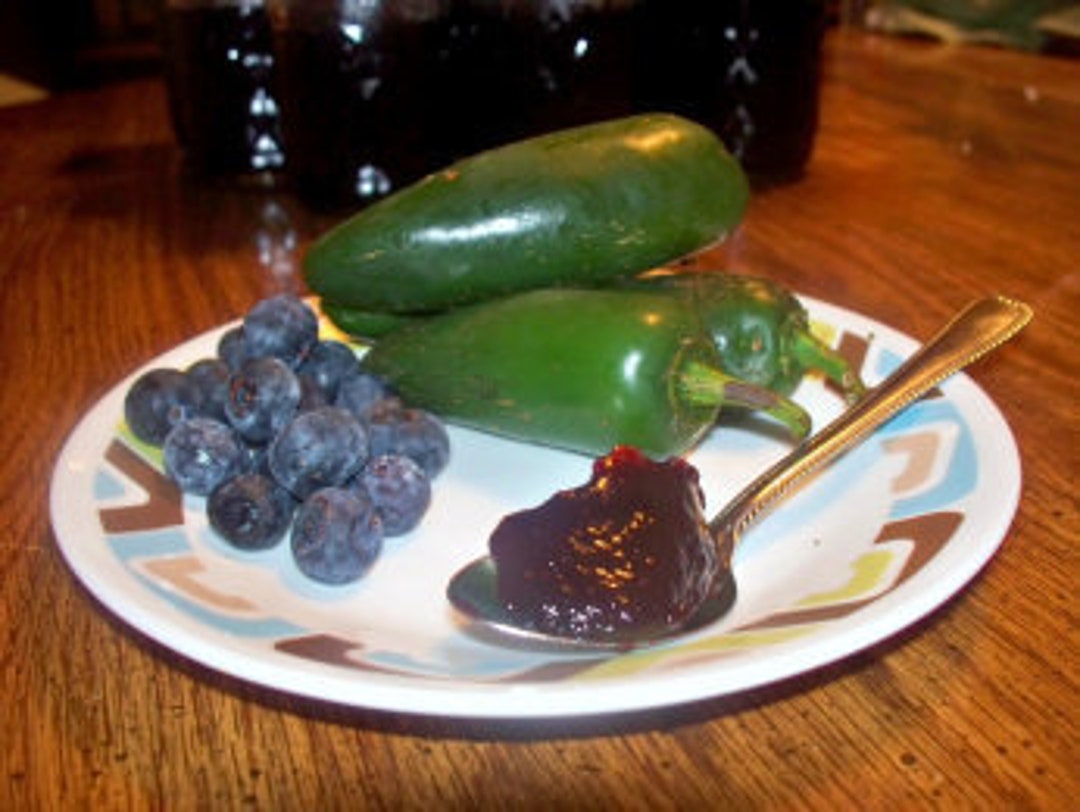 Blueberry Jalapeño Jam - Etsy