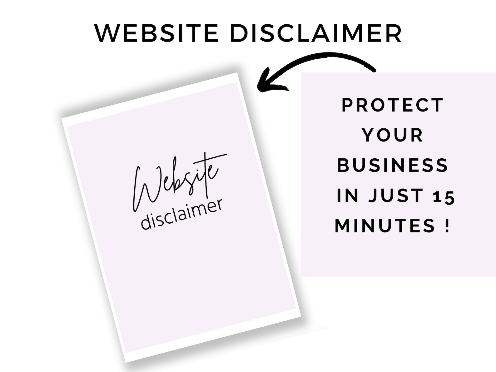 Website Disclaimer for Your Website - Etsy
