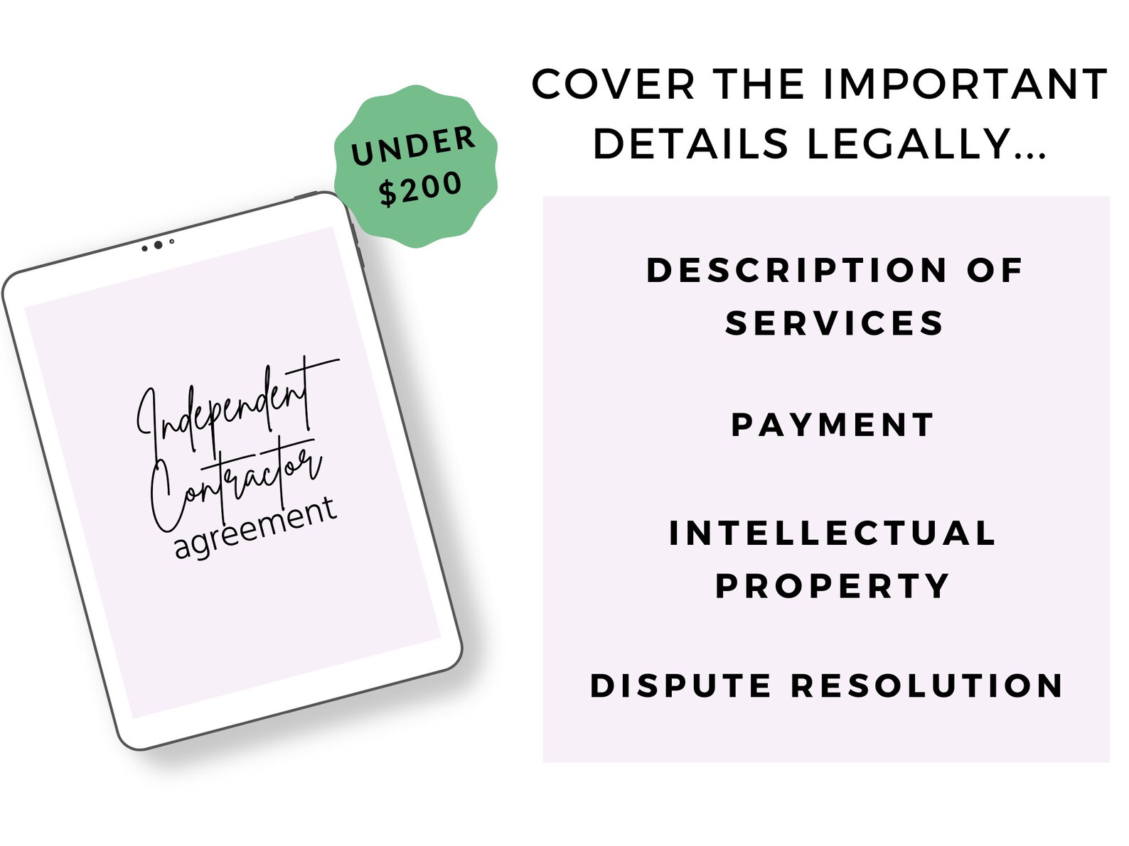 Independent Contractor Agreement | Contractor Agreement | Independent ...