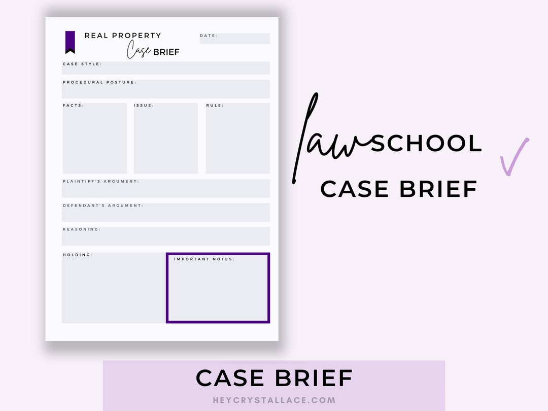 Law Student| Law School Case Brief Bundle | Legal Case Brief Bundle ...