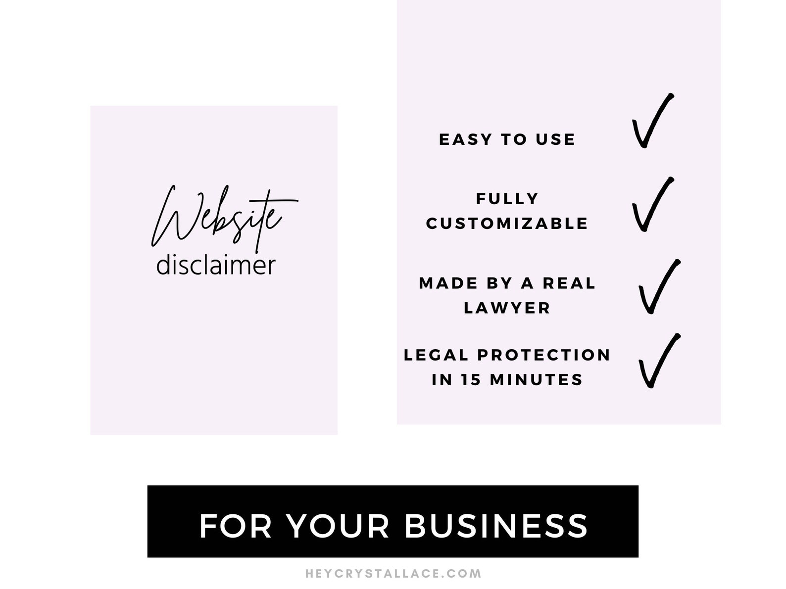 Website Disclaimer for Your Website - Etsy