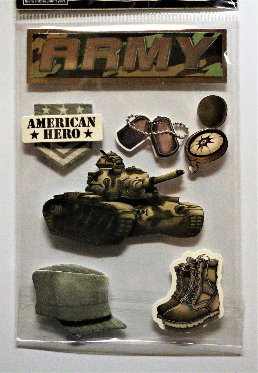 US ARMY, Tanks, Boots, Military, USA, La Petites 3D Stickers and Puffy ...