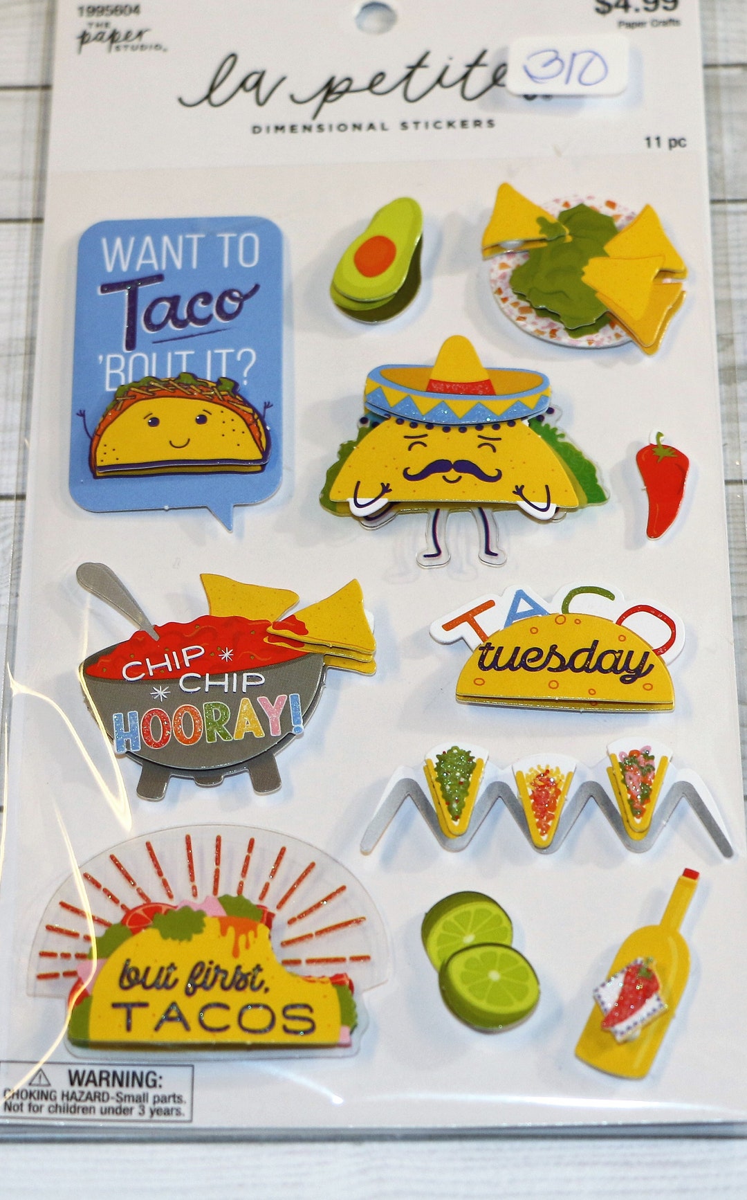 Tacos Taco Tuesdays Chips Salsa Limes Peppers the Paper - Etsy