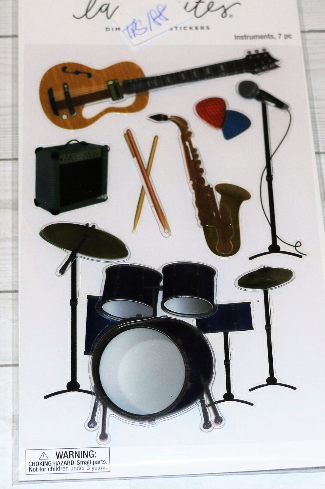 Music, INSTRUMENTS, 3-D La Petites Stickers, the Paper Studio ...