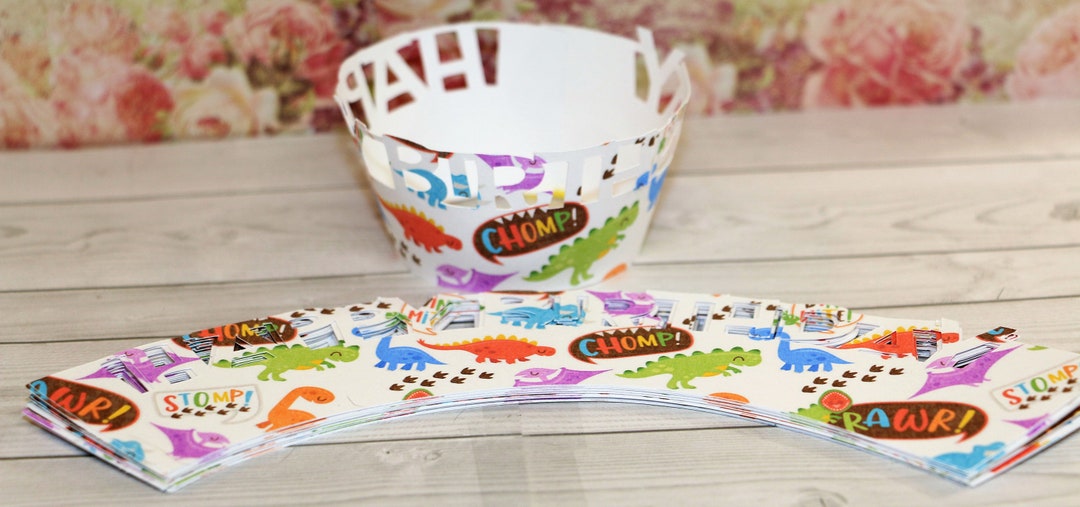 13, Bakers Dozen, Dinosaurs, Happy Birthday, Chomp, Stomp, Cupcake ...