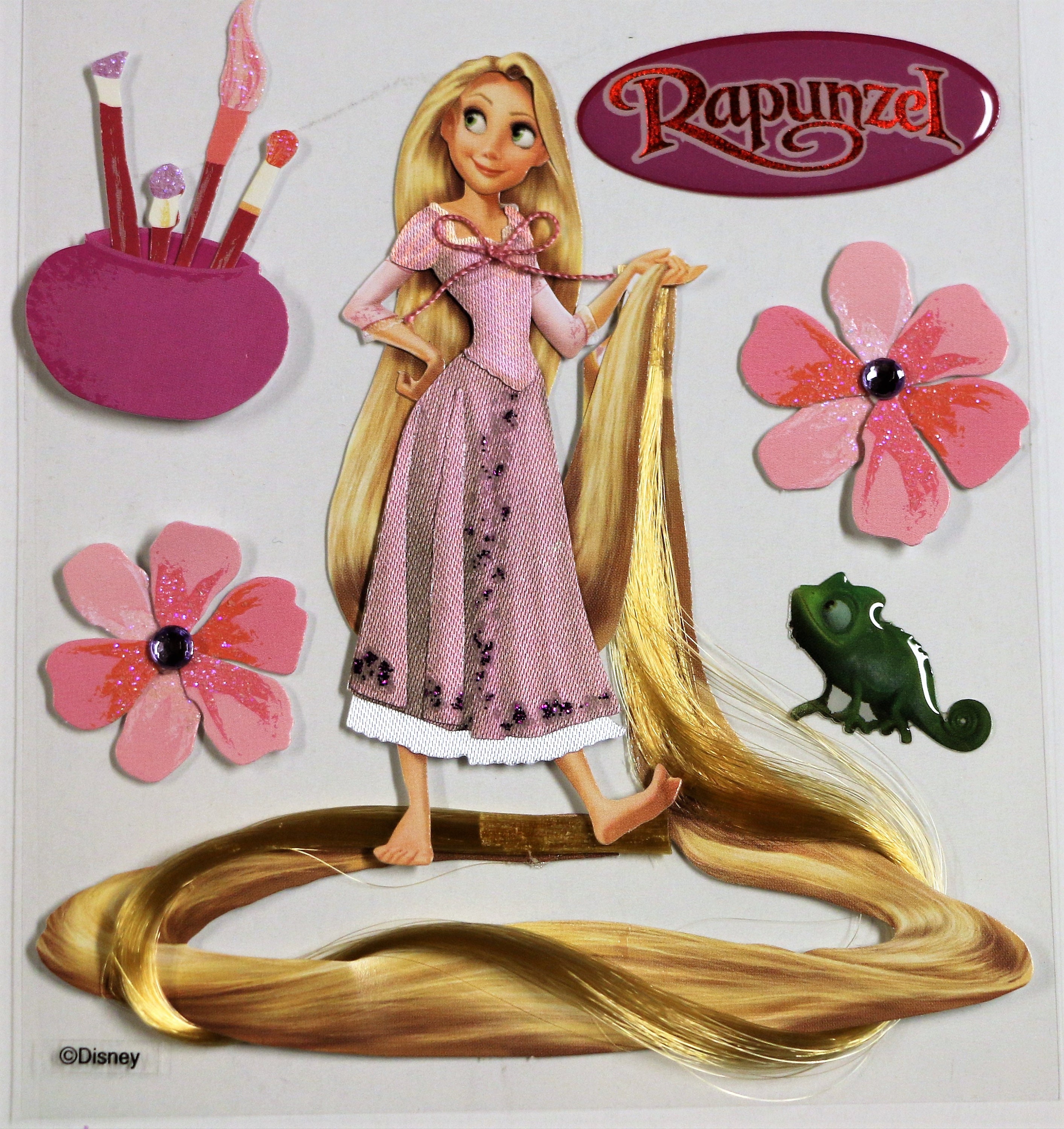 Disney RAPUNZEL Tangled 3-Dimensional Stickers - Etsy Nederland