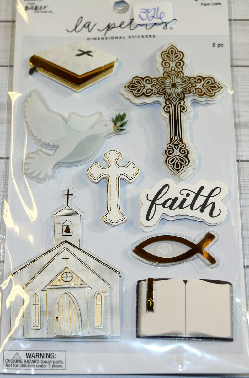 Religious Faith Church Bible Dove Cross the Paper | Etsy