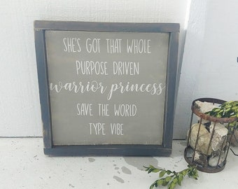 Princess Wood Sign - Etsy